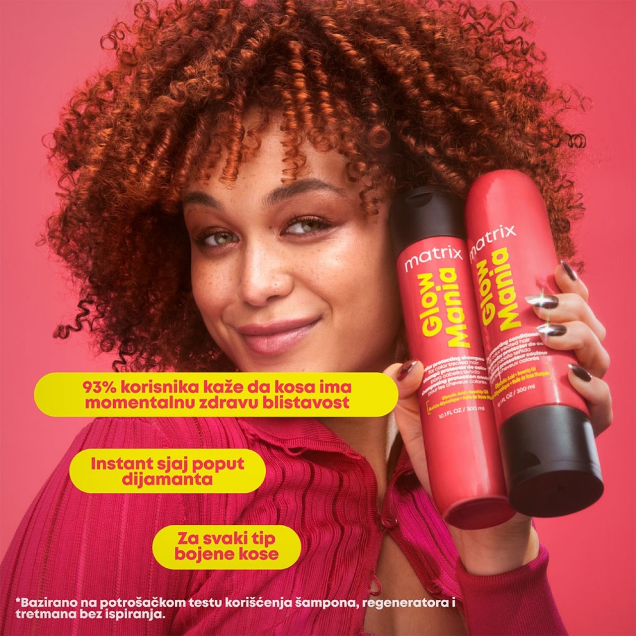 Matrix Glow Mania Color Protecting Shampoo 300ml - Nega farbane ...