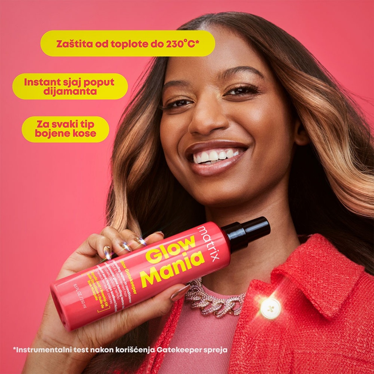 Matrix Glow Mania Gatekeeper Leave-In regenerator u spreju ...